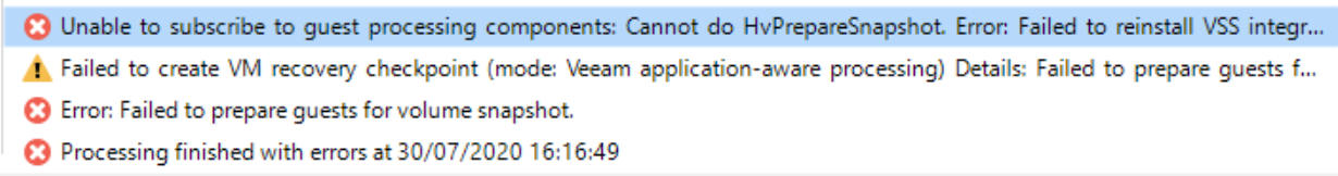 Silvio Di Benedetto - Veeam Backup & Replication: fix the error cannot ...