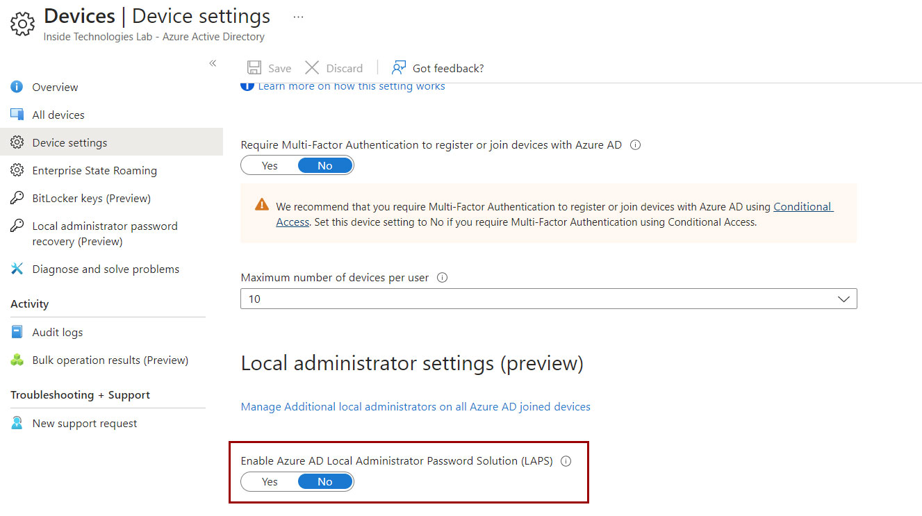 Silvio Di Benedetto - How to configure Windows LAPS in Microsoft Intune