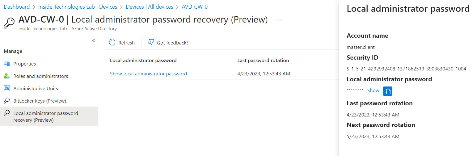 Silvio Di Benedetto - How to configure Windows LAPS in Microsoft Intune